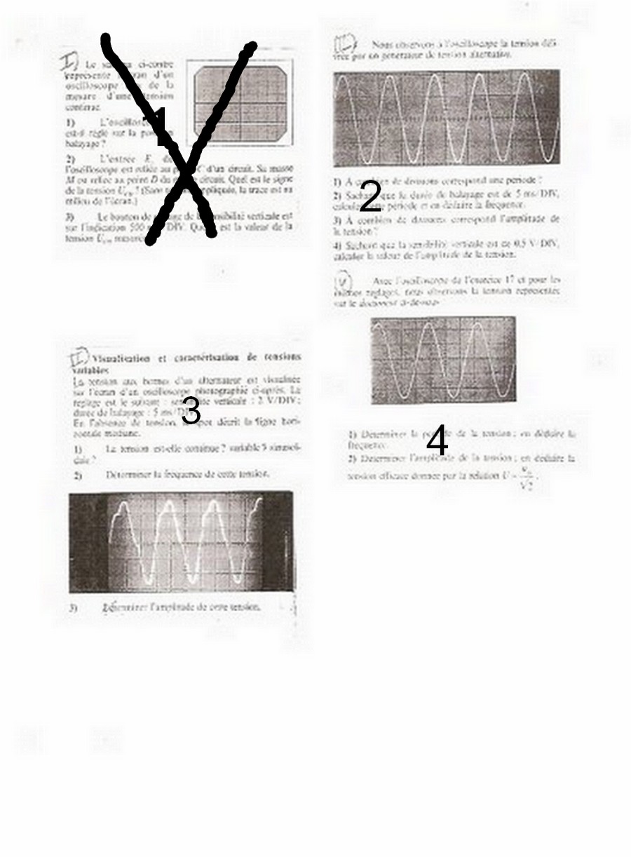 Oscillogramme + Maths - Sciences - E-Bahut - site d'aide aux devoirs