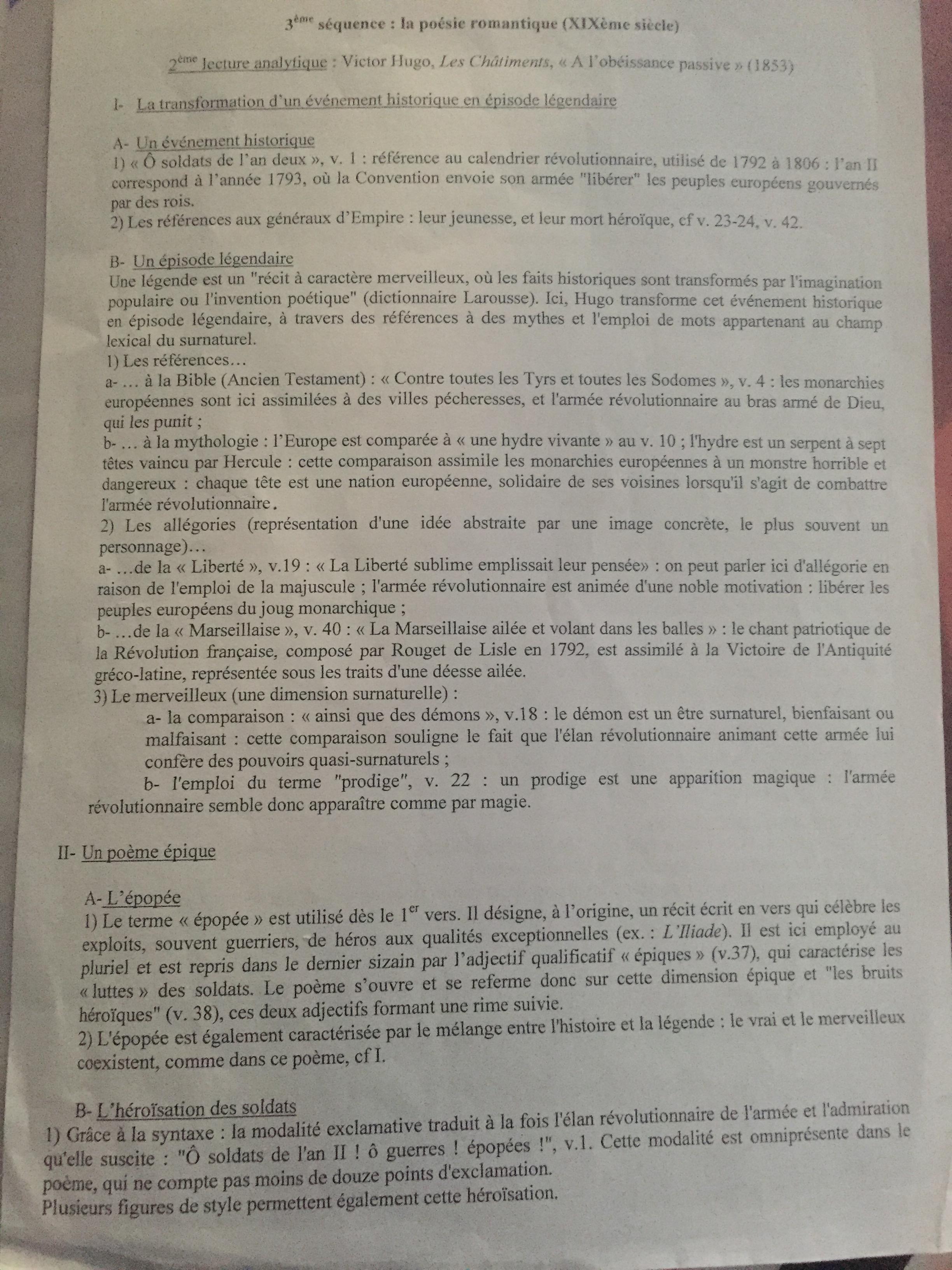 Introduction et la conclusion de commentaire - Français - E-Bahut ...