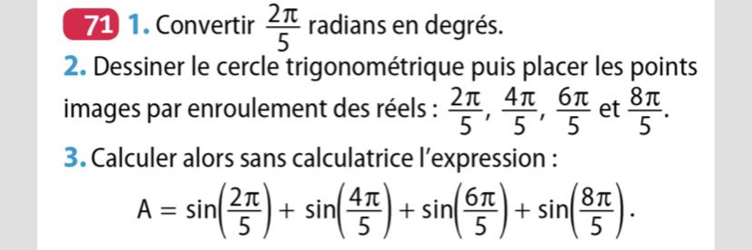 Trigonométrie - Mathématiques - E-Bahut - site d'aide aux devoirs