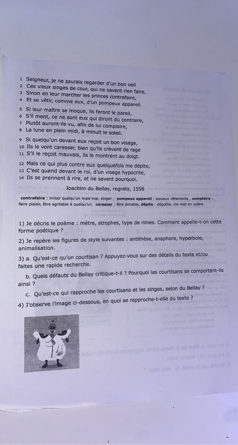 Pouvez-vous m’aider pour mon devoir de français svp ? - Français - E ...