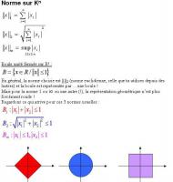Normes 1,2,infini - Mathématiques - E-Bahut - site d'aide aux devoirs